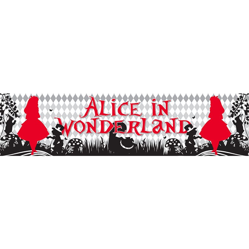Alice in Wonderland Banner Hire | Feel Good Events | Melbourne