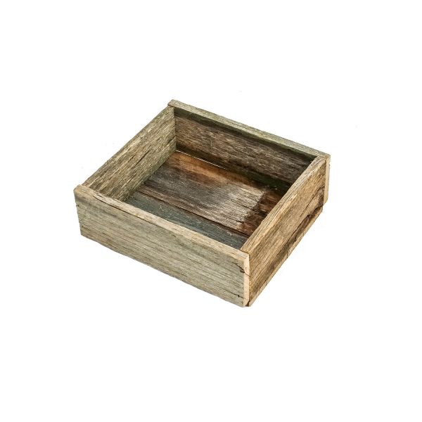 Wooden Rustic Shallow Crates Hire | Feel Good Events