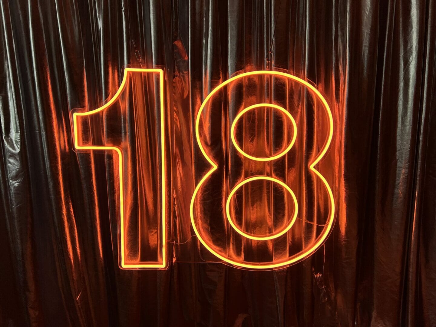 Neon Sign - 18 | Feel Good Events | Melbourne